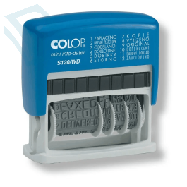 pieczątka COLOP Mini-Dater S 120/WD Datownik • sklepPIECZĄTEK.pl